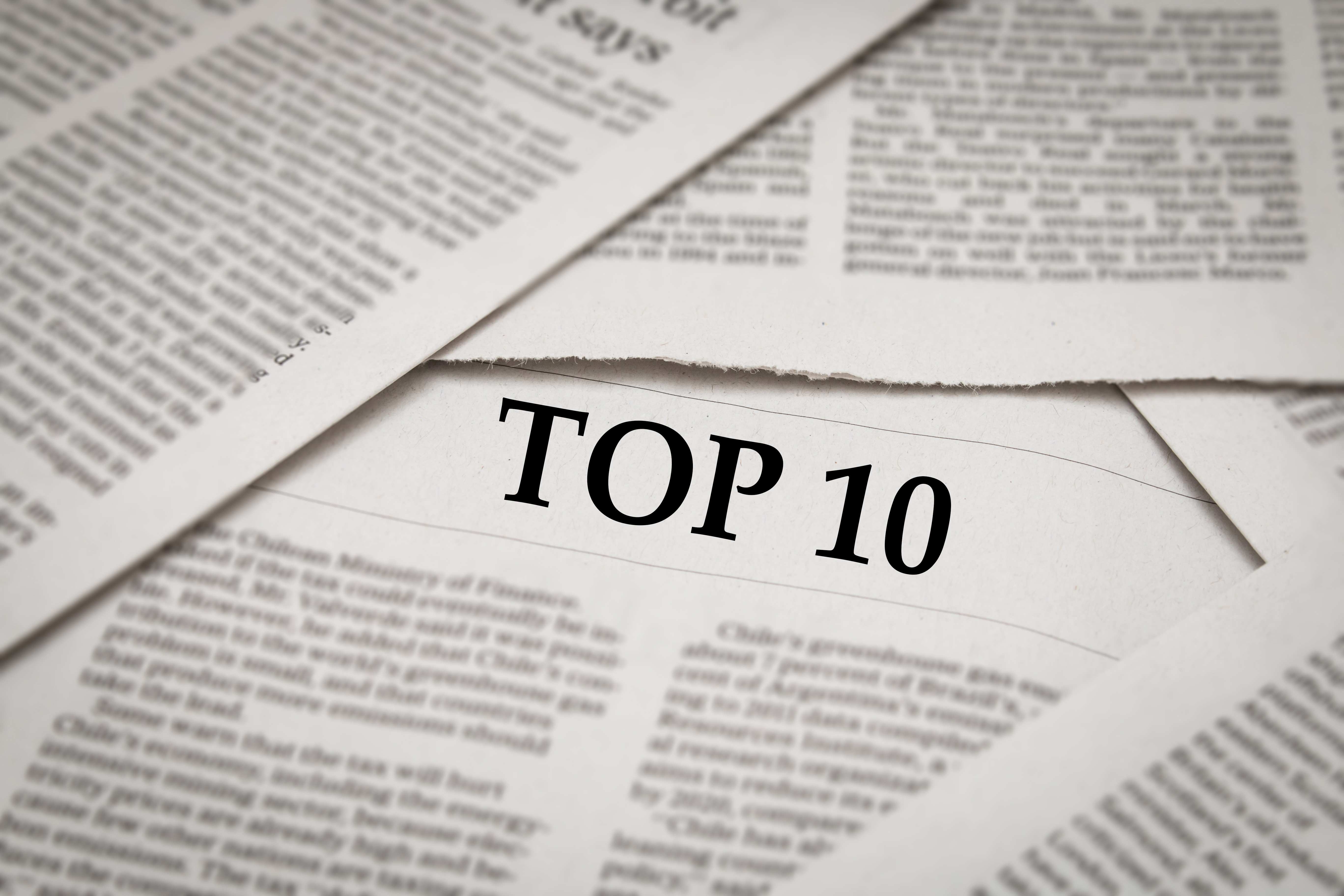 Top 10 Most Popular Articles for 2019